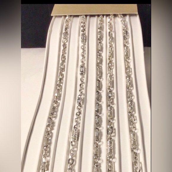 Storage & Organization | White Faux Leather 1 Slot Jewellery Chain ...